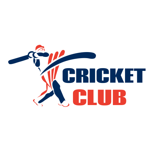 Typographic Cricket Logo Design for a Sleek and Modern Look