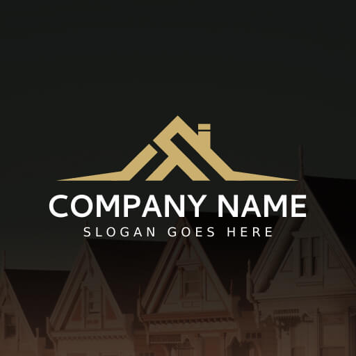 Abstract Roofing Logo Design to Elevate Your Brand Identity