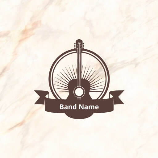 Rustic Band Logo Design for an Authentic Brand Feel