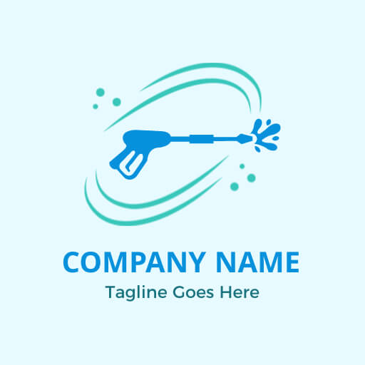 20+ Power Washing Logo Design Ideas, Images & Examples