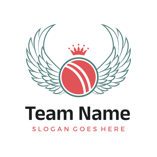 Wing-Style Cricket Logo Design for a Bold and Dynamic Identity