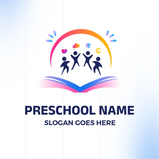 Gradient Preschool Logo Template for a Vibrant Identity