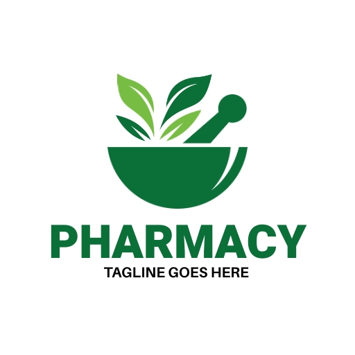 Nature-Inspired Pharmacy Logo Design for a Healing Touch