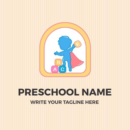 Playful Preschool Logo Template for a Fun Brand Identity