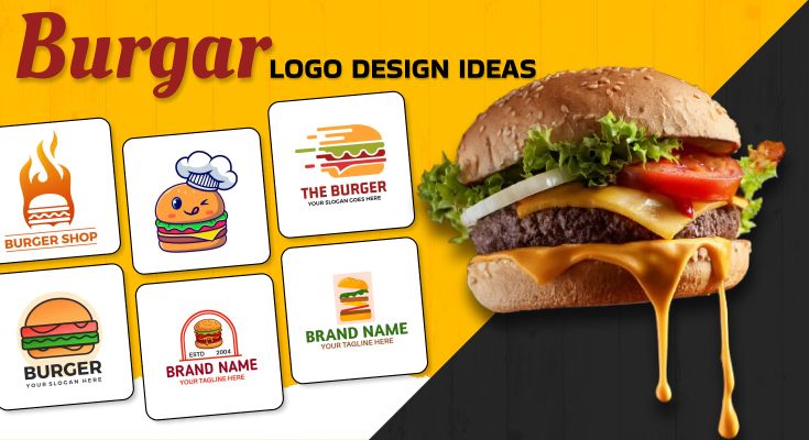 Best Burger Logo Design Ideas, Images & Customizable Templates