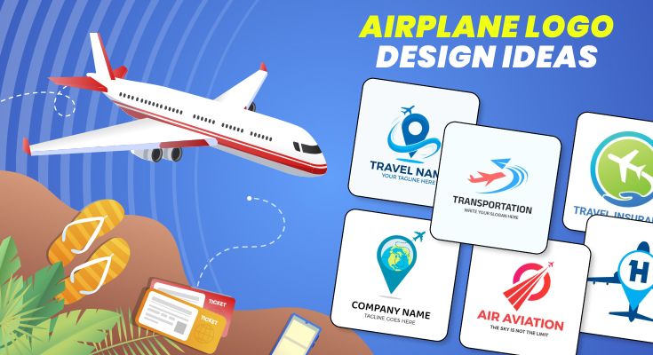 Airplane Logo Design Ideas - Customizable Templates & Examples