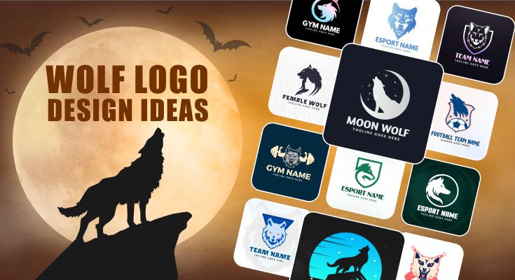 Wolf Logo Designs - Custom Templates, Examples & Ideas